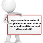 Le pronom démonstratif