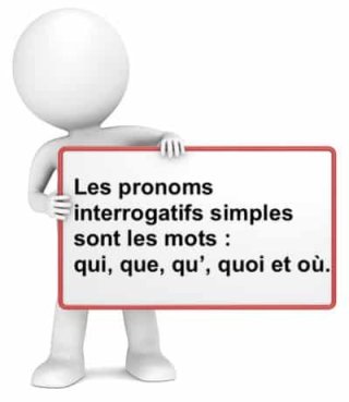 Les pronoms interrogatifs simples : cours de grammaire