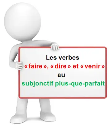 Savoir conjuguer "faire", "venir" et "dire" au subjonctif plus-que ...